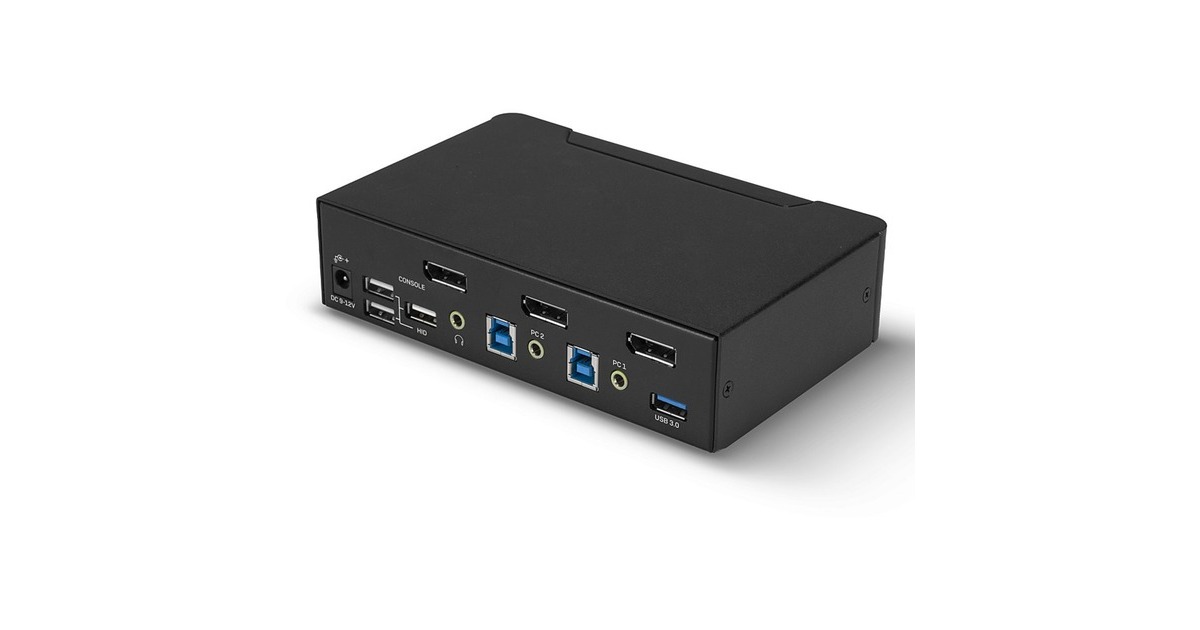 Lindy 39312 interruptor KVM Negro, Switch KVM negro, 7680 x 4320 ...