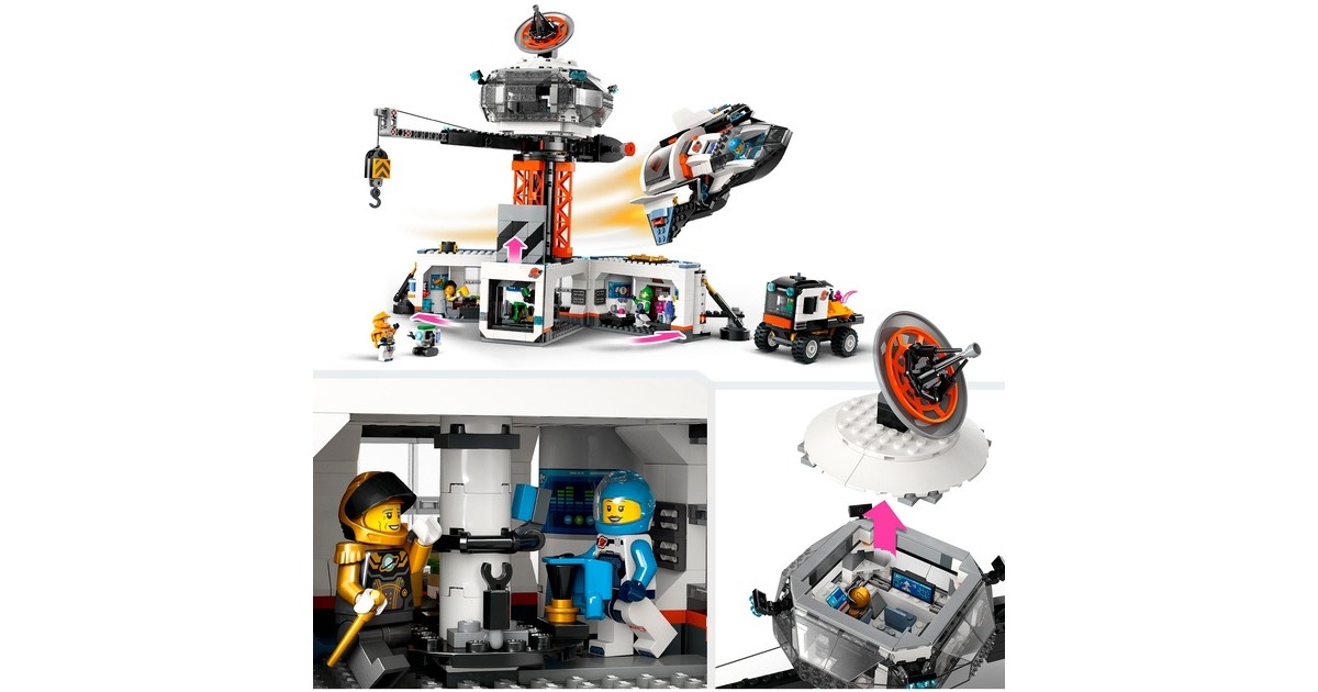 Lego City Base Espacial y Plataforma de Lanzamiento, Juegos de ...