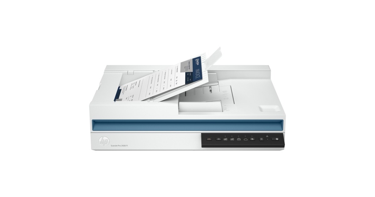 HP ScanJet Pro 2600 f1, Escáner plano blanco, 89 x 148 mm, 600 x 600 ...