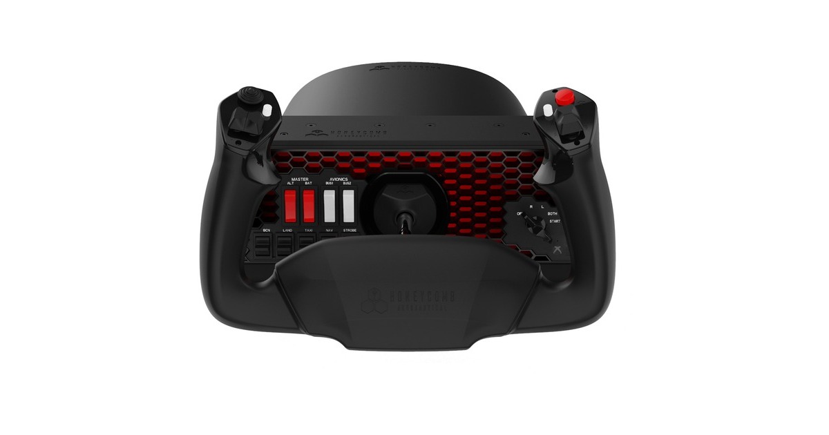 Honeycomb Aeronautical Alpha Flight Controls XPC, Yoke negro