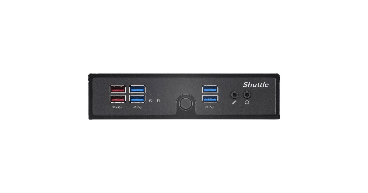 Shuttle XPC slim DS50U7, Barebone negro