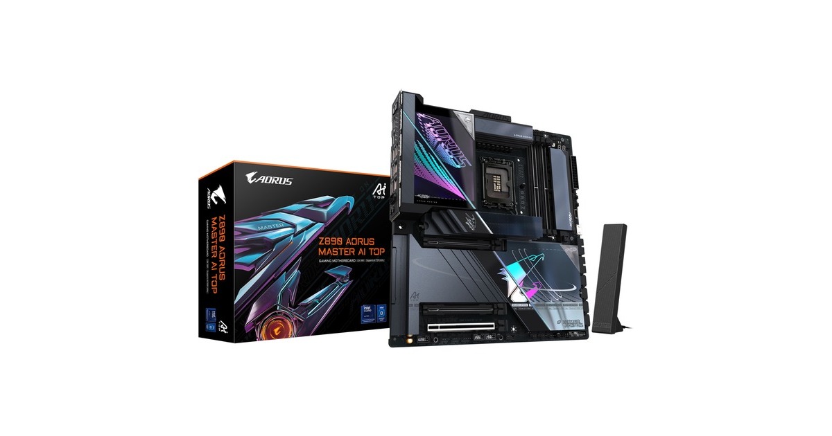 GIGABYTE Z890 AORUS MASTER AI TOP Placa Base - Compatible con CPUs ...