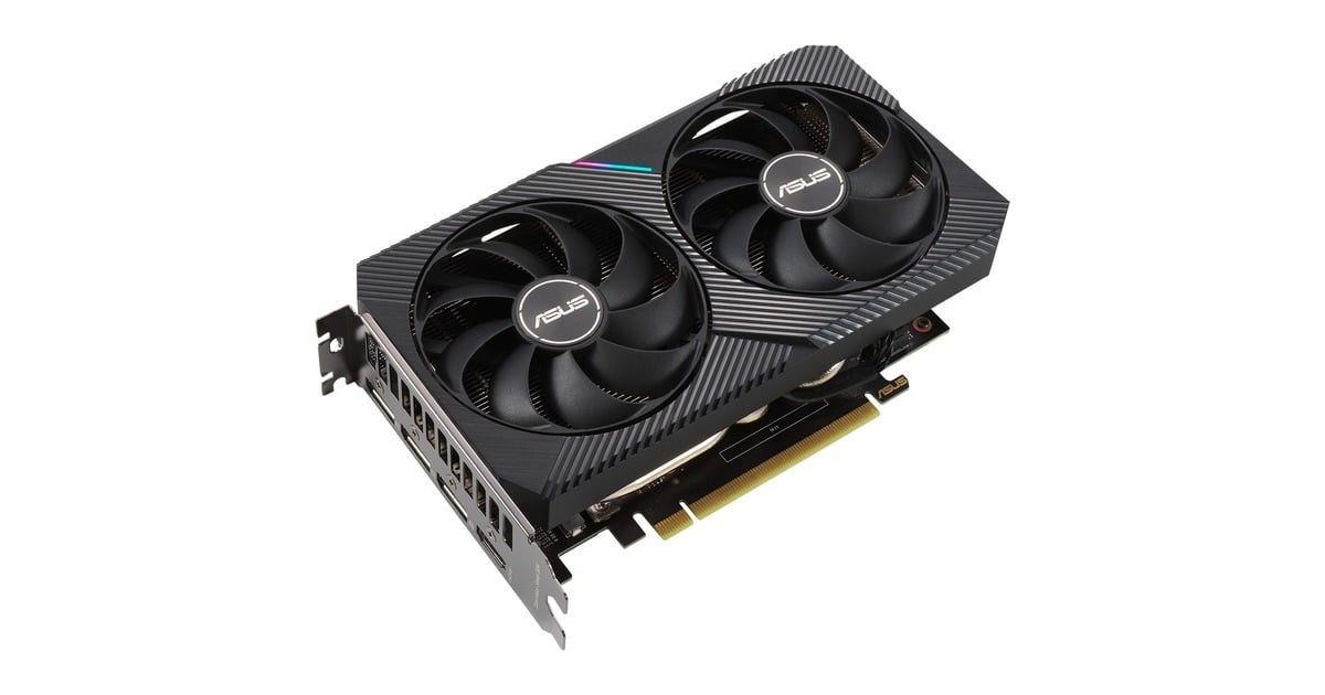 ASUS Dual -RTX3060-O12G-V2 NVIDIA GeForce RTX 3060 12 GB GDDR6, Tarjeta ...