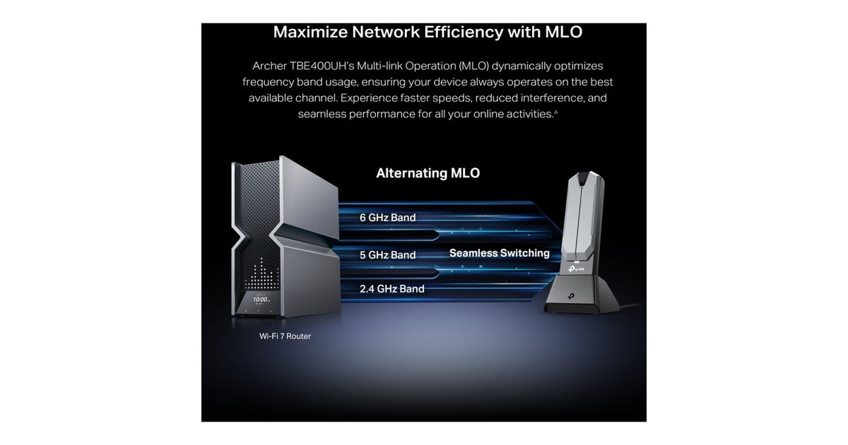 TP-Link Archer TBE400UH, Adaptador Wi-Fi gris/Negro