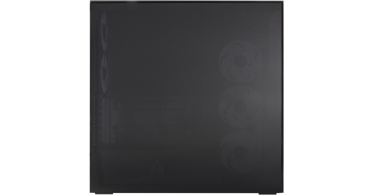Arctic Xtender VG Black (Tinted Glass) Midi Tower Negro, Cajas de torre ...