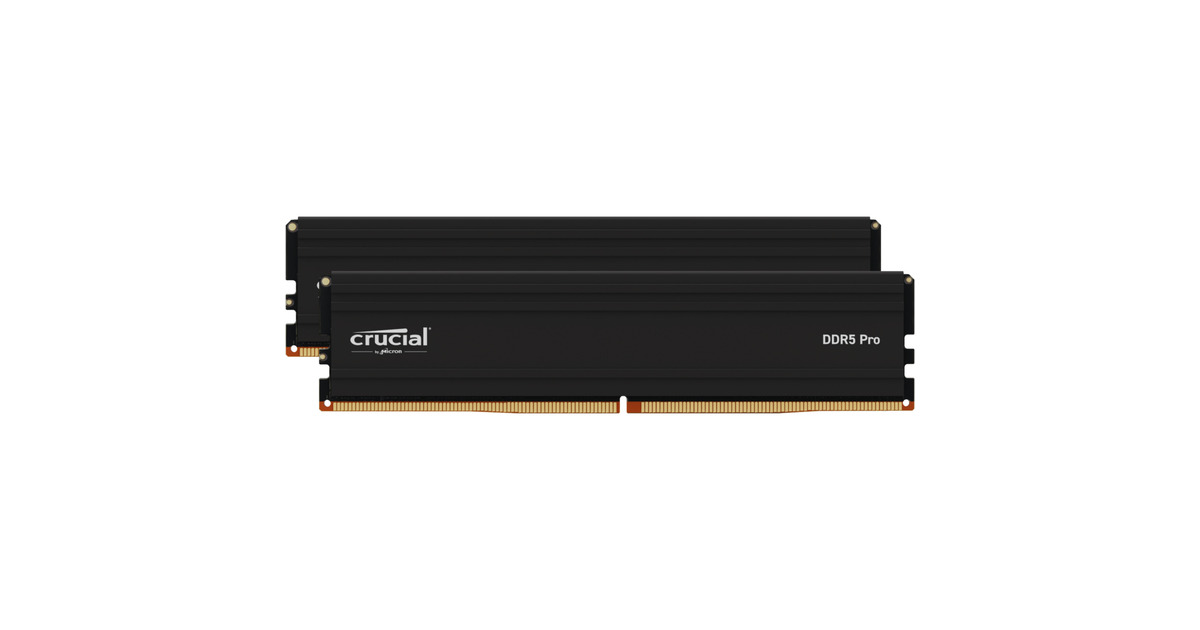 Crucial CP2K64G56C46U5, Memoria RAM negro