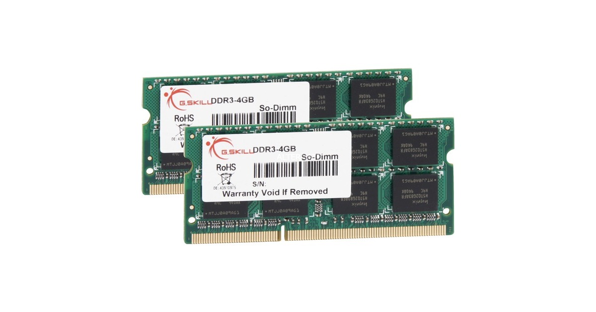 G.Skill 8GB DDR3-1066 SQ módulo de memoria 1066 MHz, Memoria RAM 8 GB ...