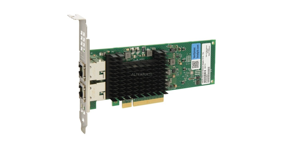 Intel® X710T2LBLK adaptador y tarjeta de red Interno, Adaptador de red ...