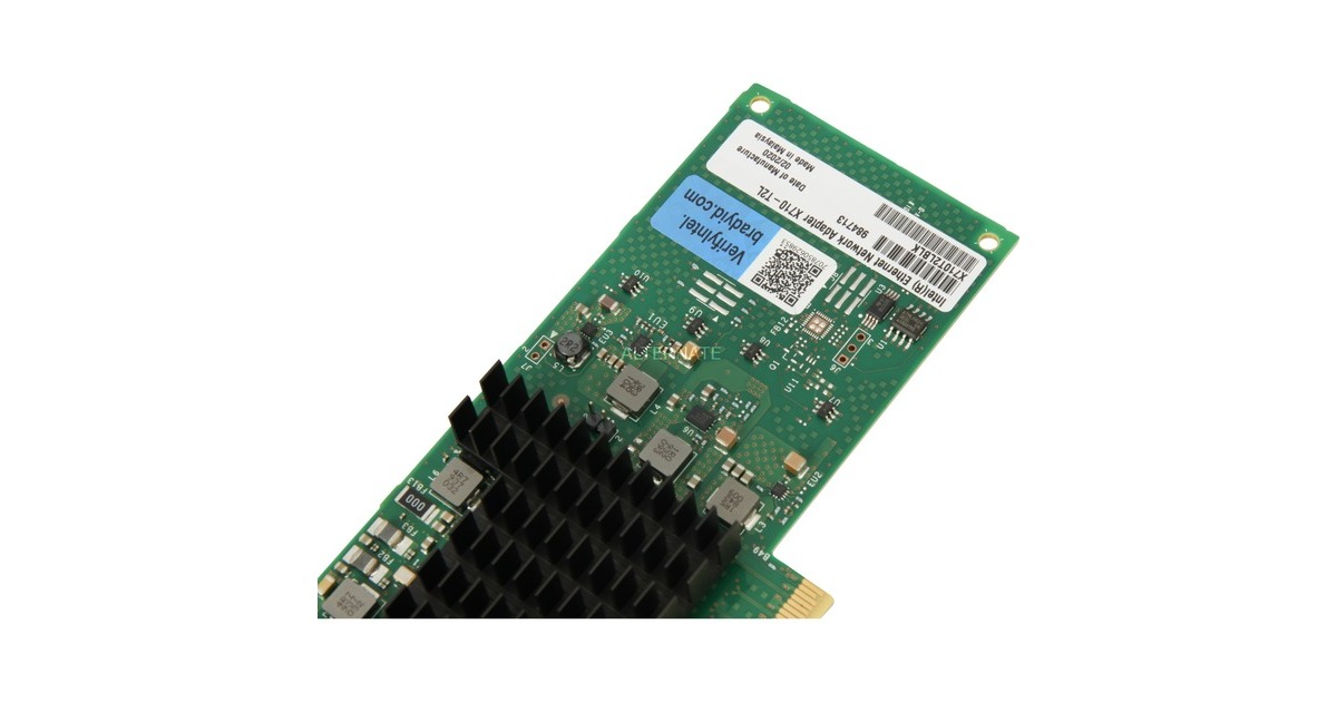Intel® X710T2LBLK adaptador y tarjeta de red Interno, Adaptador de red ...