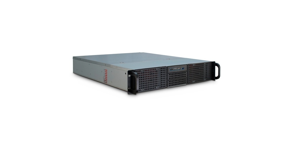 Inter-Tech IPC 2U-20255, Servidor de vivienda negro