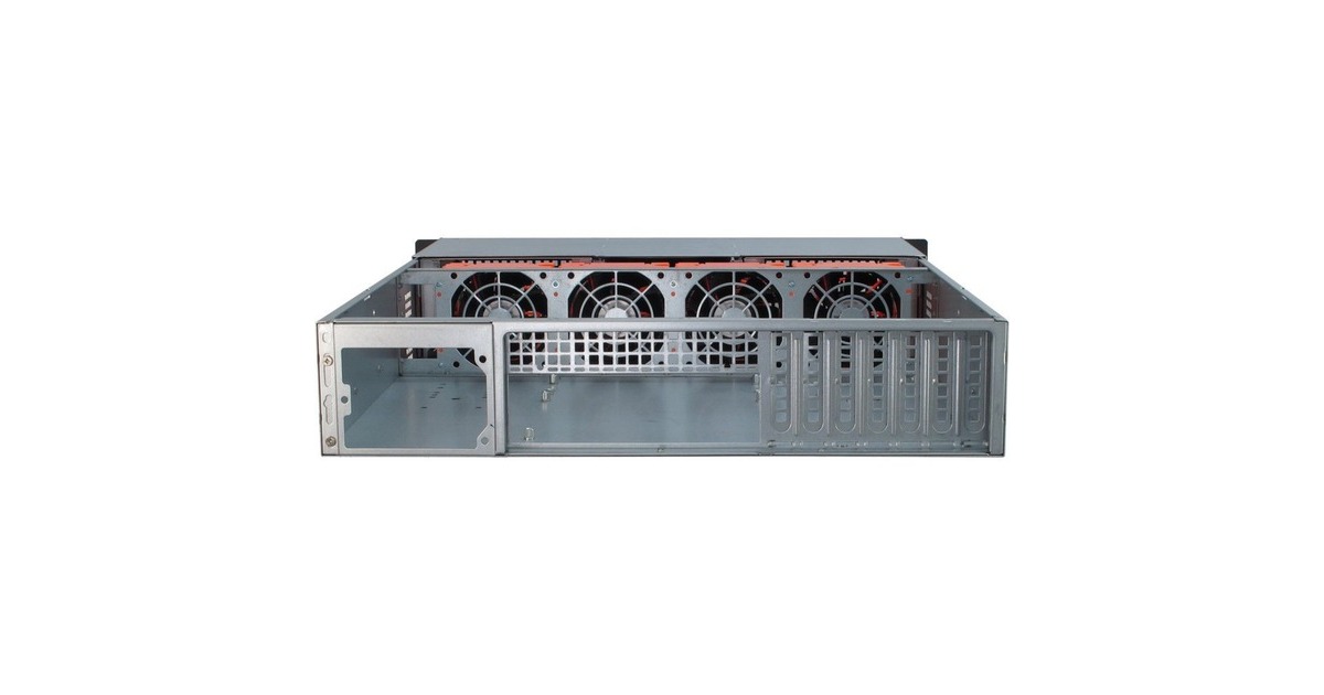 Inter-Tech IPC 2U-20255, Servidor de vivienda negro