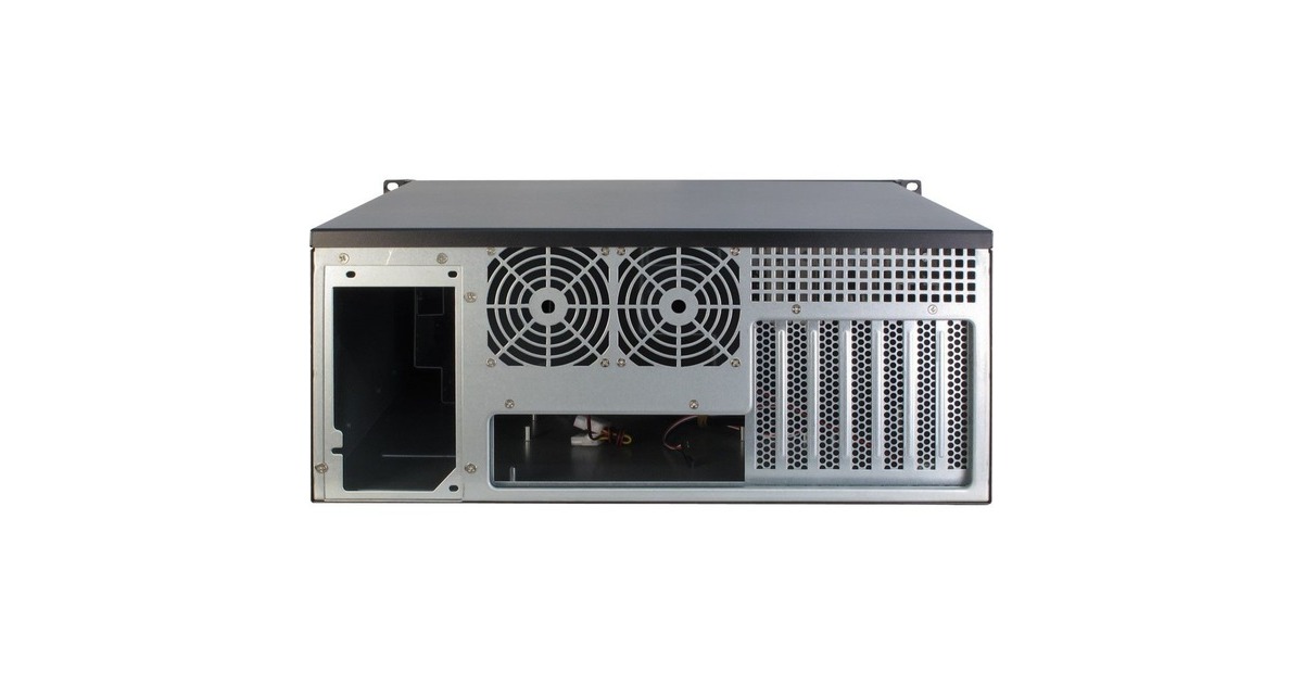 Inter-Tech IPC 4U-4088-S Estante Negro, Servidor de vivienda negro ...