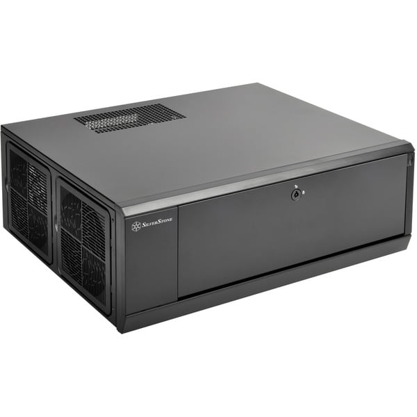 SilverStone GD10 HTPC Negro, Caja HTPC negro, HTPC, PC, Negro, ATX, CEB ...