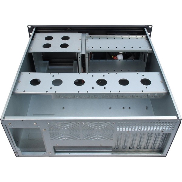 Inter-Tech IPC 4U-4088-S Estante Negro, Servidor de vivienda negro ...