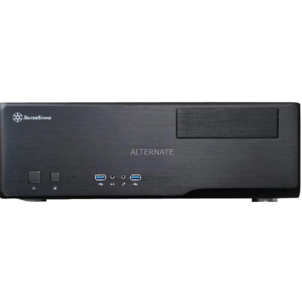 SilverStone Grandia GD05 HTPC Negro, Caja de sobremesa negro, HTPC, PC ...